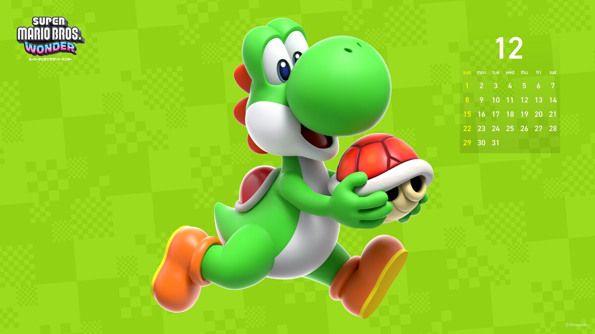 File:SMBW Artwork Wallpaper (December) 2.jpg - Super Mario Wiki, the ...