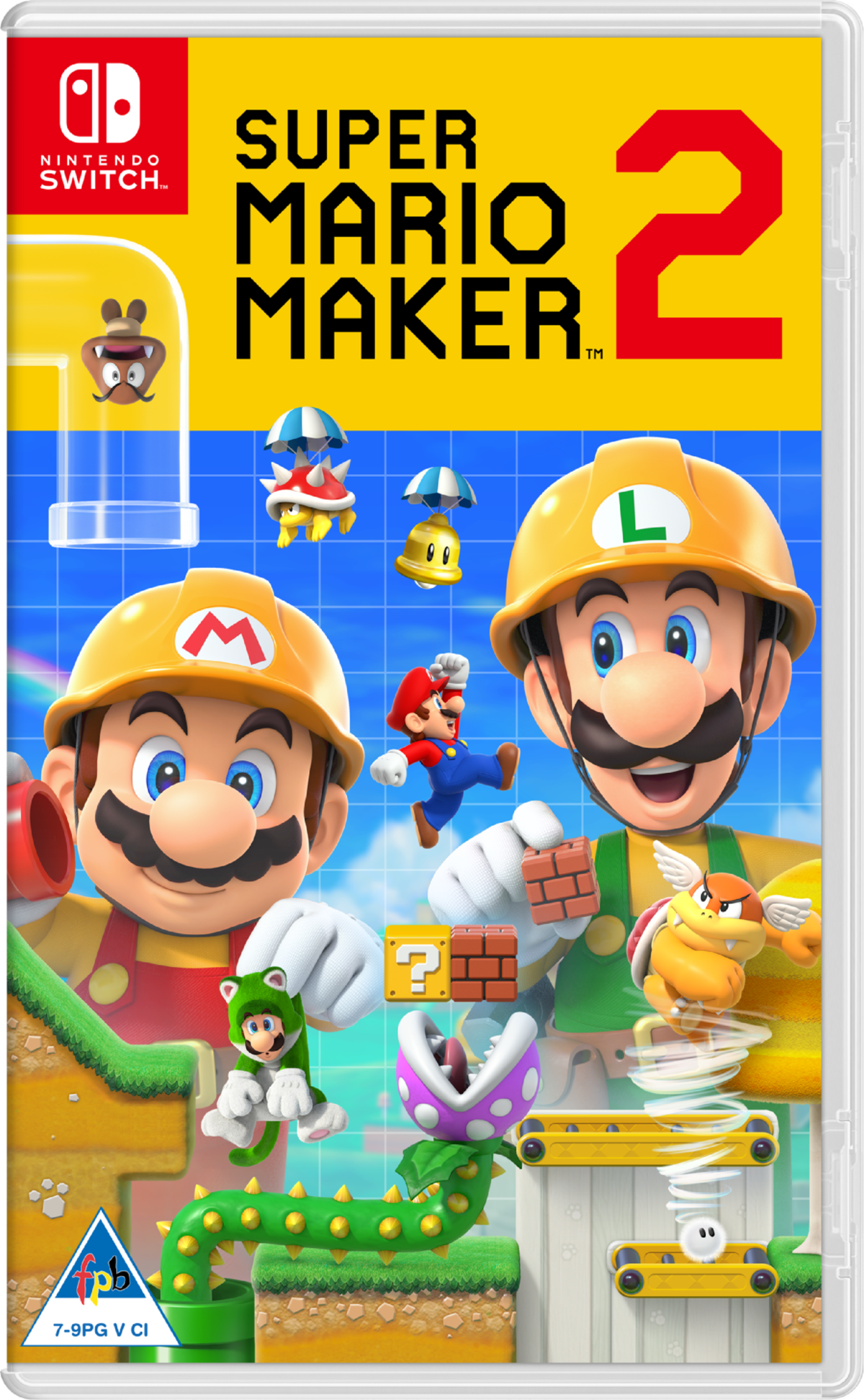File:Super Mario Maker 2 South Africa boxart.png - Super Mario Wiki ...