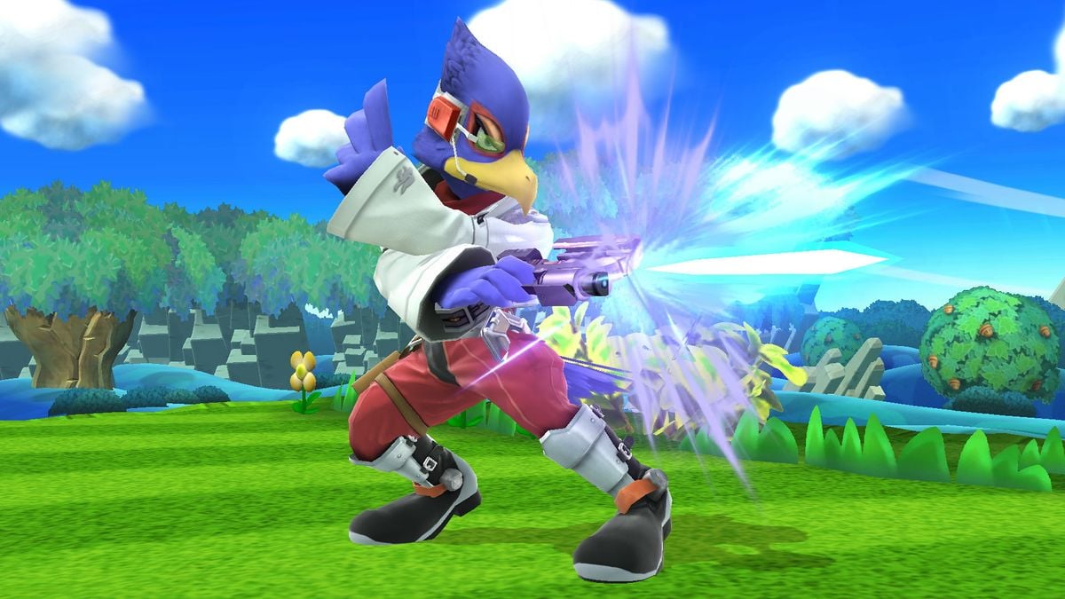 File:Falco Blaster Wii U.jpg - Super Mario Wiki, the Mario encyclopedia