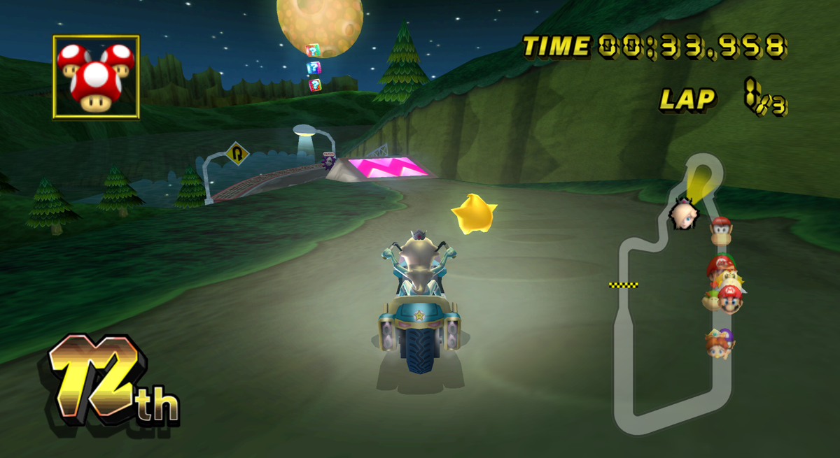 File:MKW Moonview Highway Secret Ramp.png - Super Mario Wiki, the Mario ...