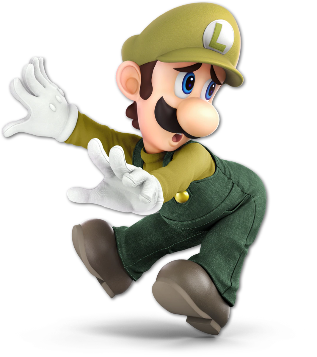 File:Luigi Yellow SSBU.png - Super Mario Wiki, the Mario encyclopedia