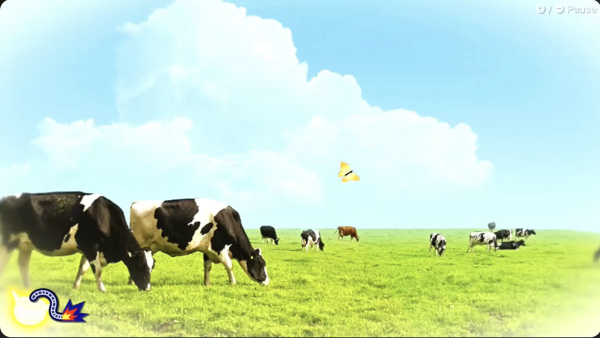 File:Cow pasture.png - Super Mario Wiki, the Mario encyclopedia