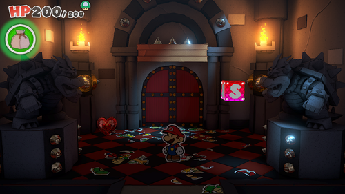 Bowser's Castle (Paper Mario: The Origami King) - Super Mario Wiki, the ...