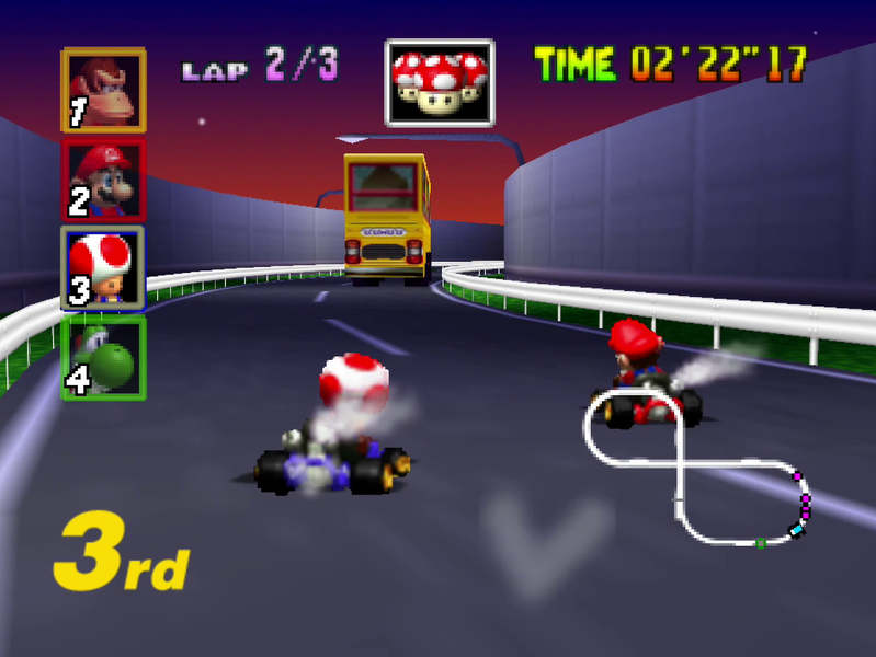 File:NM MK64 Toad's Turnpike.png - Super Mario Wiki, the Mario encyclopedia