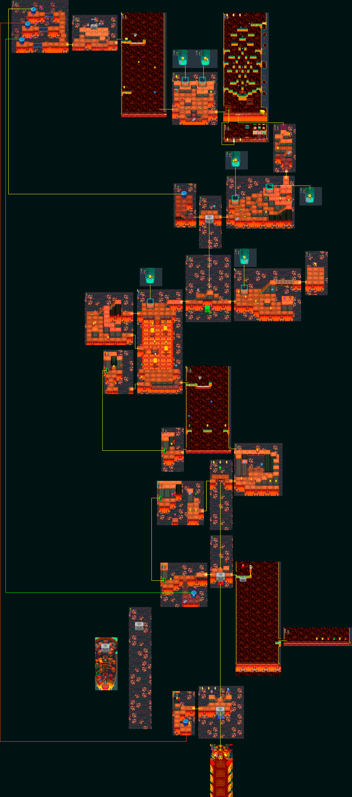 File:ML-PIT-map-ThwompCaverns.png - Super Mario Wiki, the Mario ...