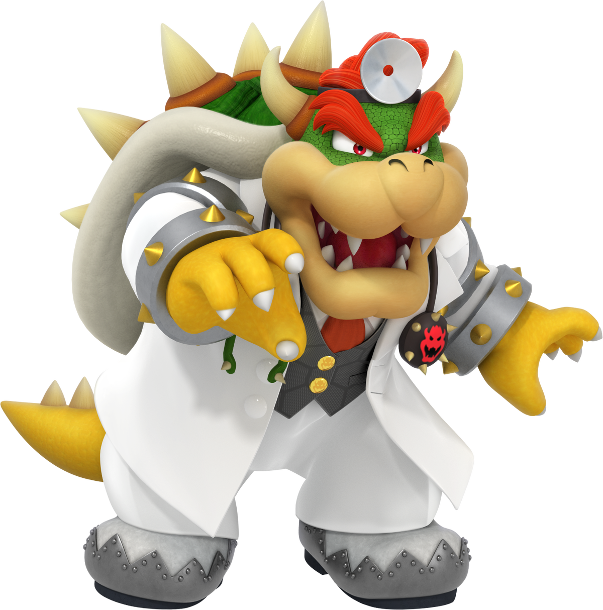 File:Dr Mario World - Dr Bowser alt.png - Super Mario Wiki, the Mario ...