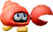 Huckit Crab - Super Mario Wiki, the Mario encyclopedia