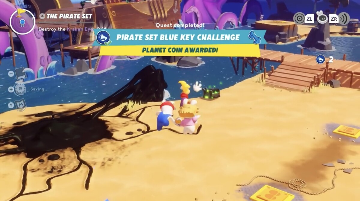 Pirate Set Blue Key Challenge - Super Mario Wiki, the Mario encyclopedia
