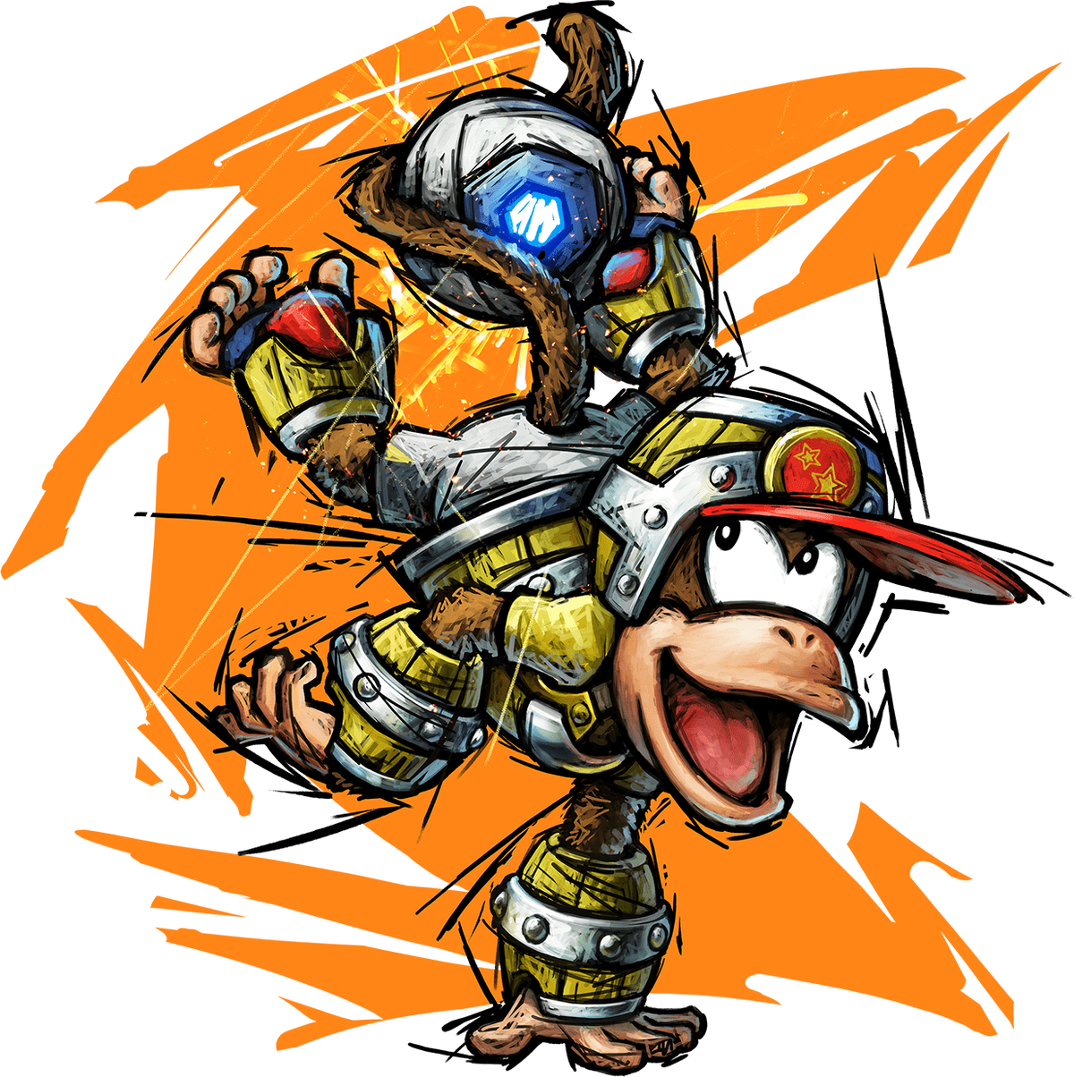 File:MSBL Diddy Kong artwork.png - Super Mario Wiki, the Mario encyclopedia