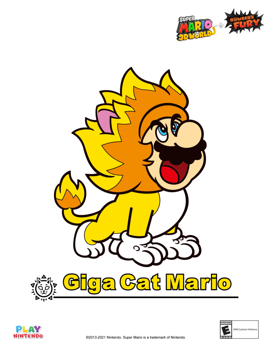 File:PN Paint by Number Giga Cat Mario Colored.png - Super Mario Wiki ...