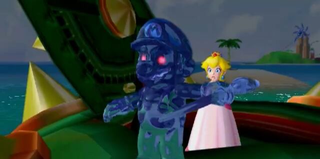 File:SMS Shadow Mario guards Peach.jpg - Super Mario Wiki, the Mario ...