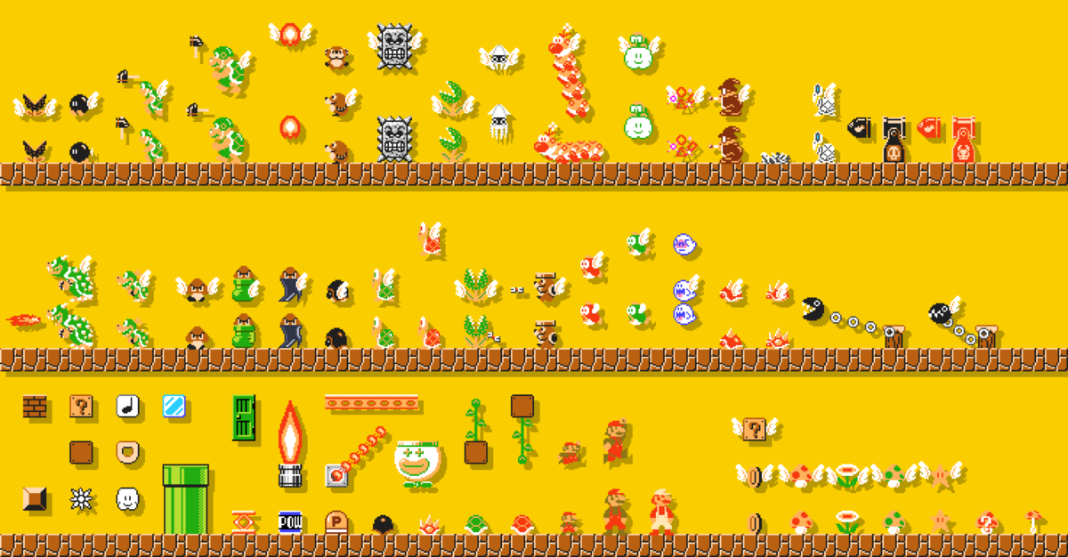 File:Super Mario Maker - Sprites artwork - Super Mario Bros..png ... File:Super Mario Maker - Sprites artwork - Super Mario Bros..png ...