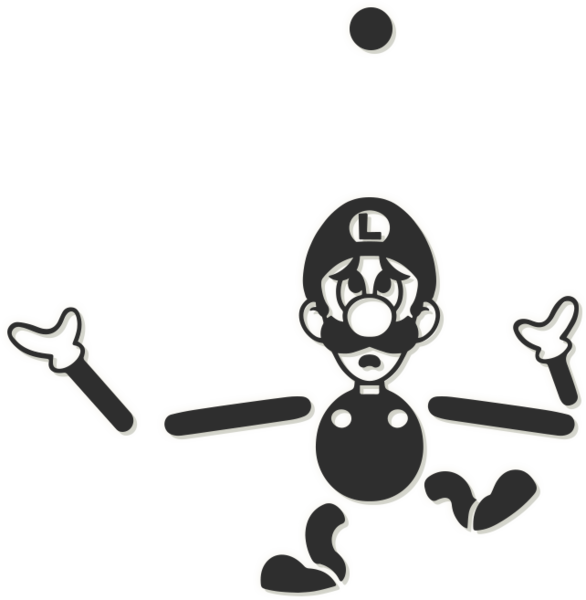 File:Game and Watch SMB Ball Luigi.png - Super Mario Wiki, the Mario ...