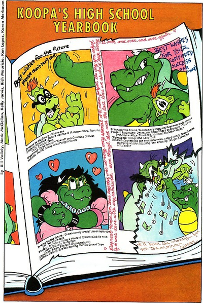 Koopa's High School Yearbook - Super Mario Wiki, the Mario encyclopedia