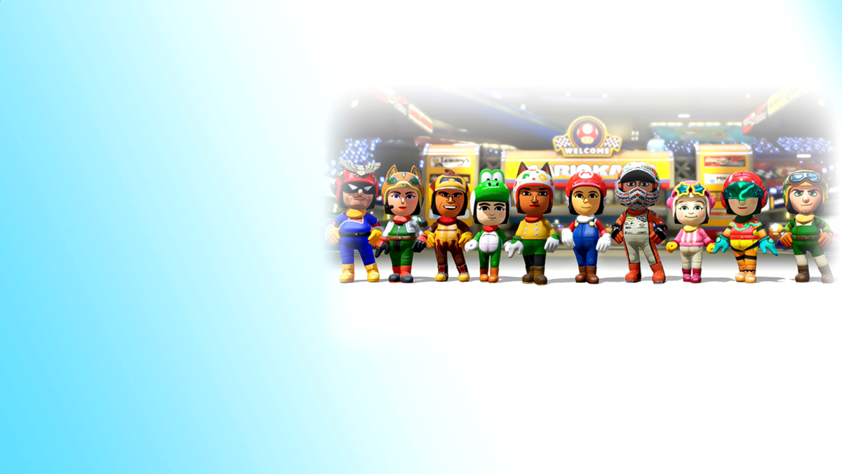 File:MK8DX Background Mii amiibo Suits.png - Super Mario Wiki, the ...