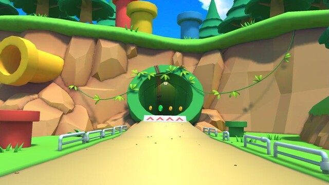 File:MKT Piranha Plant Pipeline Entrance.jpg - Super Mario Wiki, the ...