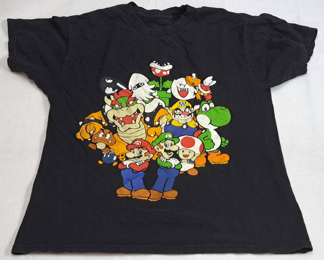 File:Mario Characters T-Shirt.png - Super Mario Wiki, the Mario ...