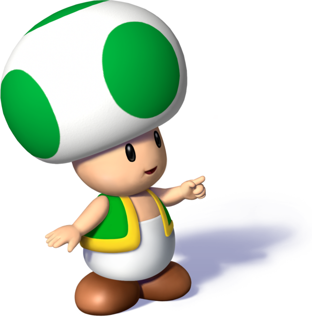 Gallery:Green Toad - Super Mario Wiki, the Mario encyclopedia