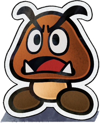 Paper Goomba - Super Mario Wiki, the Mario encyclopedia