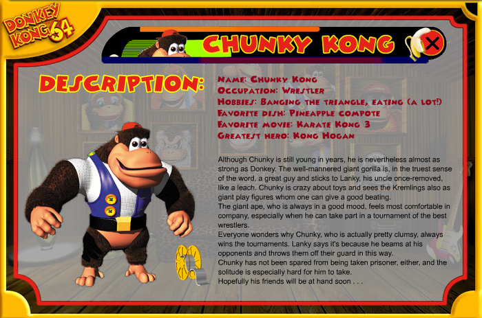 Chunky Kong - Super Mario Wiki, the Mario encyclopedia