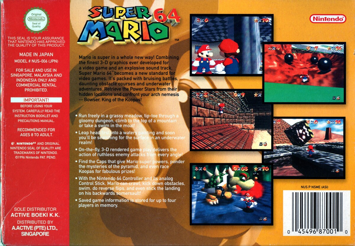 File:SM64SABack.jpg - Super Mario Wiki, the Mario encyclopedia