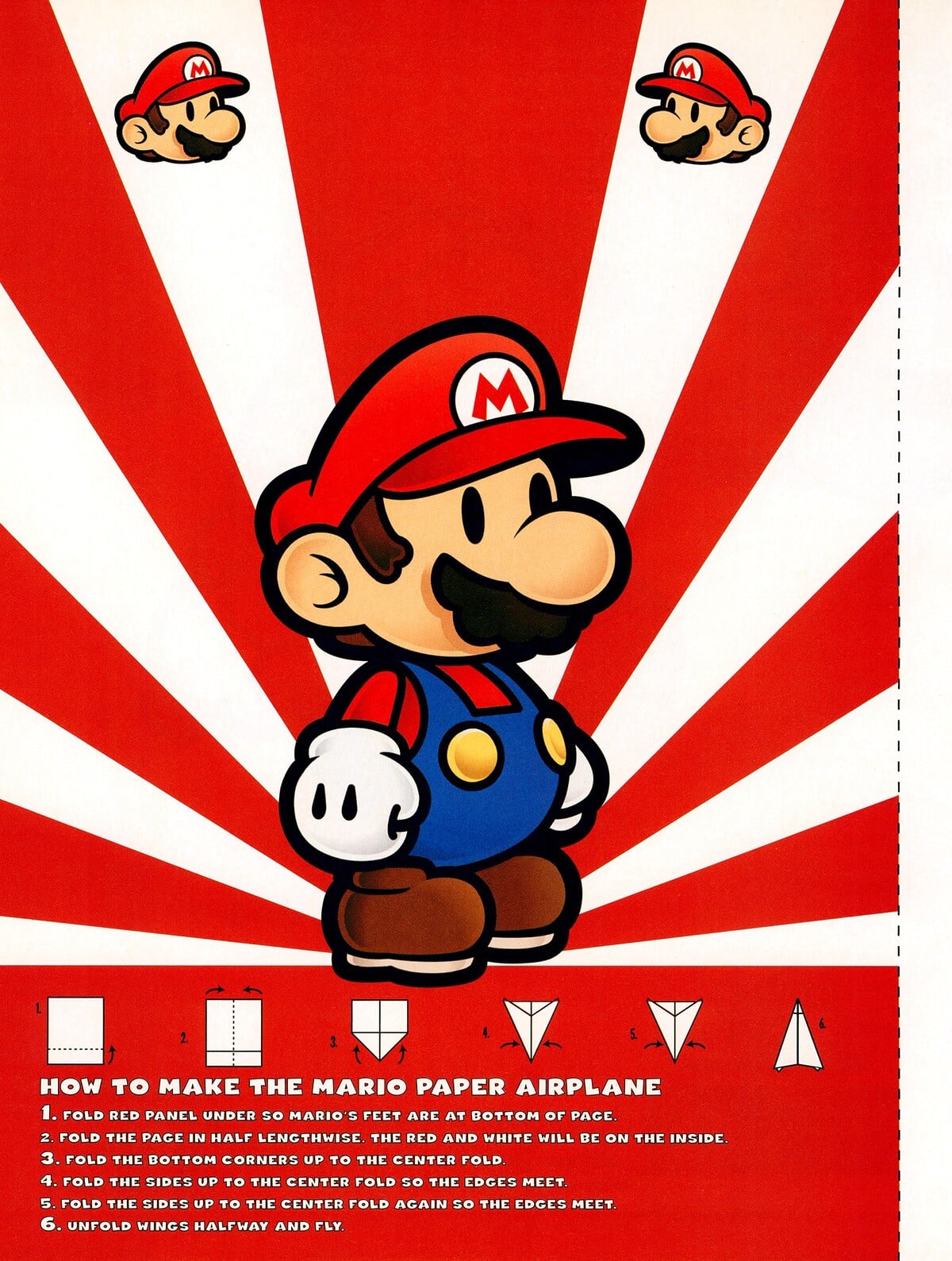 File:PMTTYD print ad NA paper airplane.jpg - Super Mario Wiki, the ...