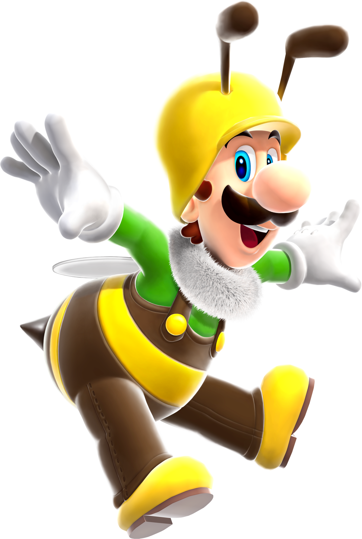 File:Bee Luigi Super Mario Galaxy.png - Super Mario Wiki, the Mario ...