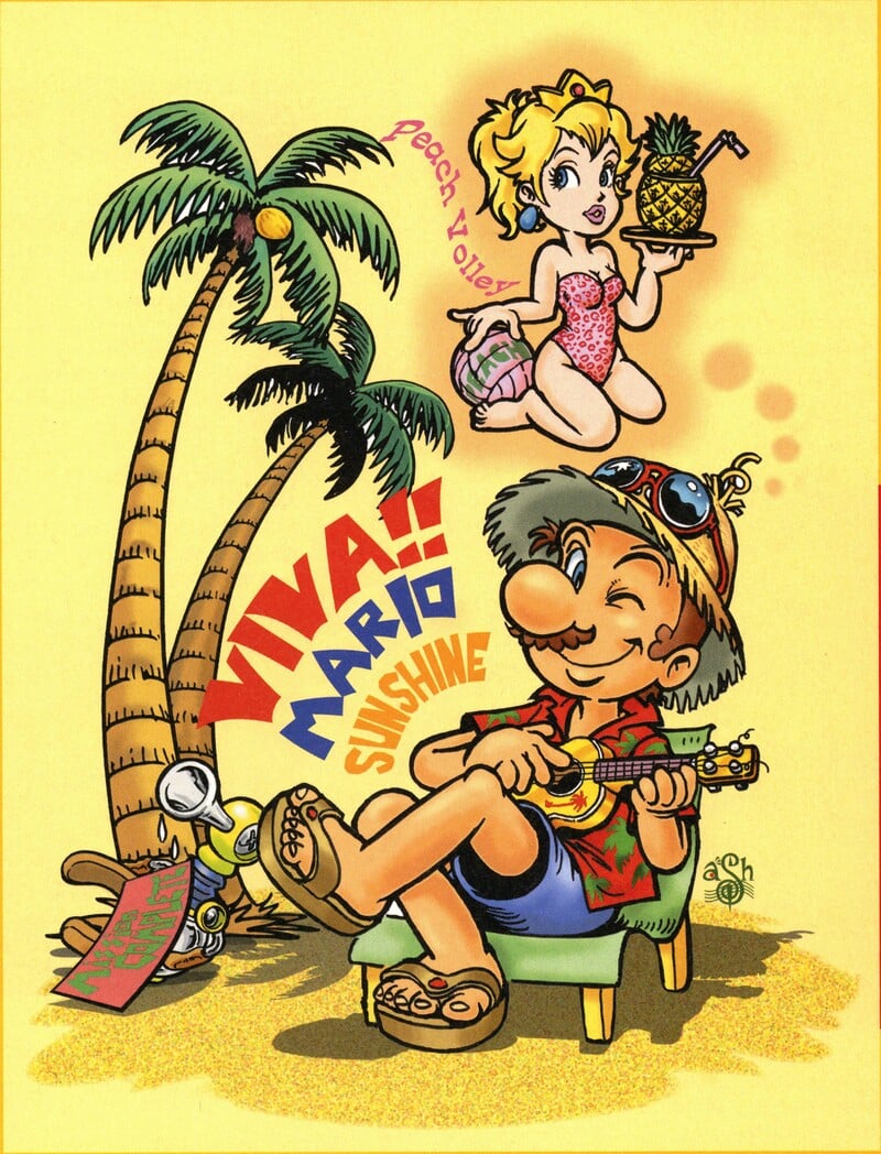 File:NDREAM Benimaru Itoh SMS Artwork.jpg - Super Mario Wiki, the Mario encyclopedia