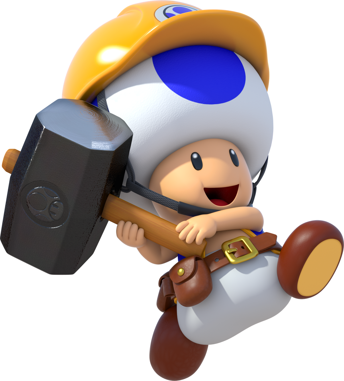 File:Builder Toad.png - Super Mario Wiki, the Mario encyclopedia