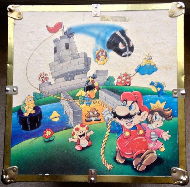 File:Mario 1988 toy box image of Mario rescuing Toadstool.jpg - Super ...