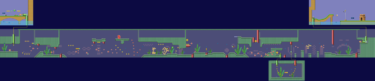 File:NSMBW World 1-4 Map.png - Super Mario Wiki, the Mario encyclopedia