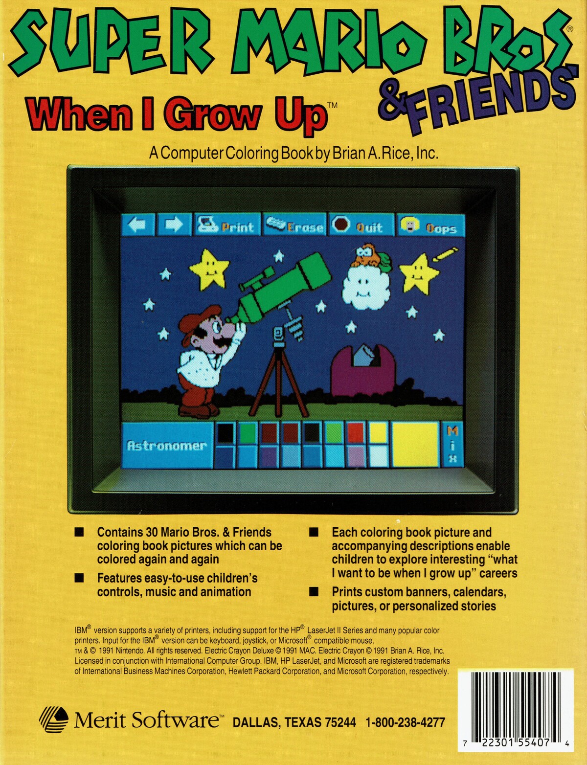 File:SMB When I Grow Up back cover.jpg - Super Mario Wiki, the Mario ...