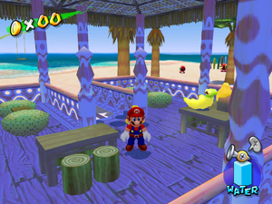 Sand Cabana - Super Mario Wiki, the Mario encyclopedia