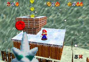 Frosty Slide for 8 Red Coins - Super Mario Wiki, the Mario encyclopedia