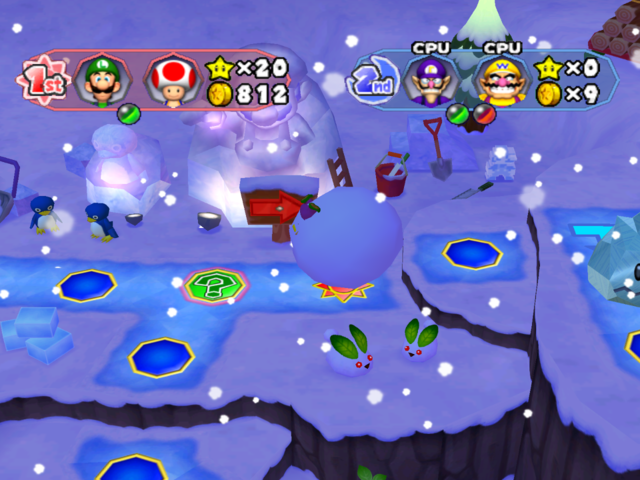 File:SnowflakeLake-Snowball.png - Super Mario Wiki, the Mario encyclopedia