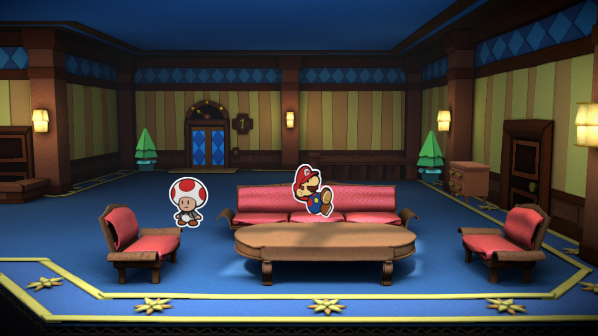 File:PMCS Dark Bloo Inn Mario relaxing.png - Super Mario Wiki, the ...