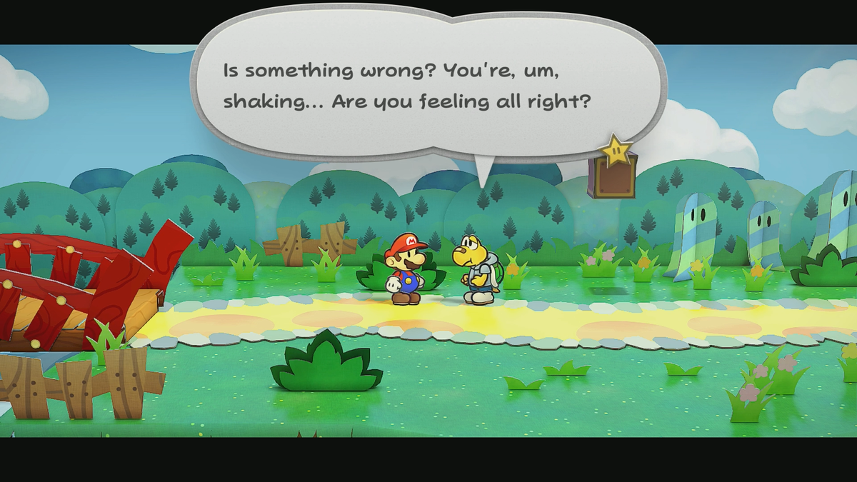 File:TTYDNS Mario Shaking From Peach Email.png - Super Mario Wiki, the ...
