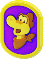 Plessie Medal - Super Mario Wiki, the Mario encyclopedia
