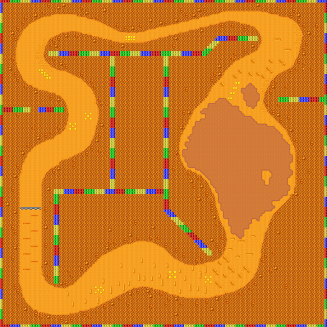 File:MKSC SNES Choco Island 2 Map.png - Super Mario Wiki, the Mario ...