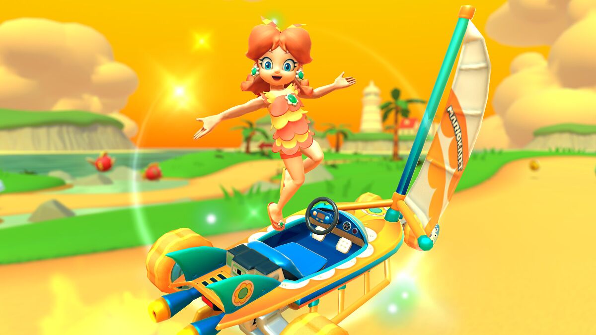 File:MKT Daisy Swimwear.jpg - Super Mario Wiki, the Mario encyclopedia