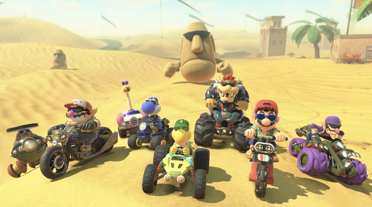 File:MKW Desert Roadtrip.jpg - Super Mario Wiki, the Mario encyclopedia