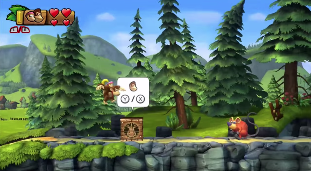 File:Mountain Mania DKCTF Rambi Crate.png - Super Mario Wiki, the Mario ...