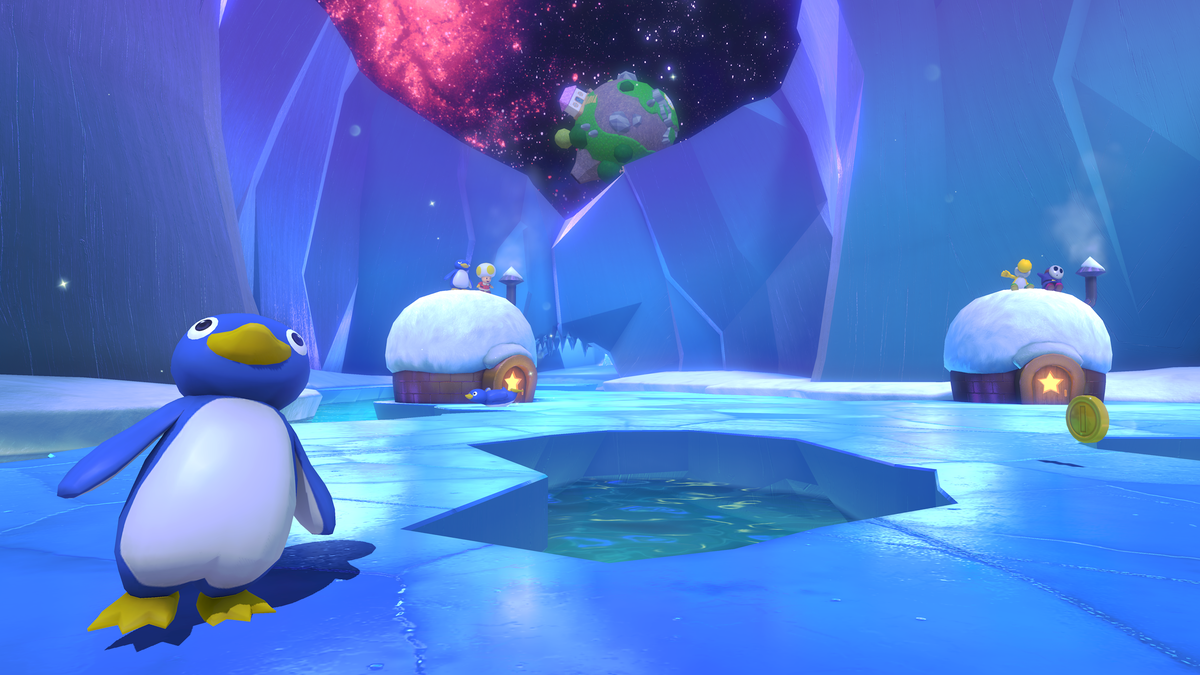 Filemk8d 3ds Rosalinas Ice World Scene 2png Super Mario Wiki The