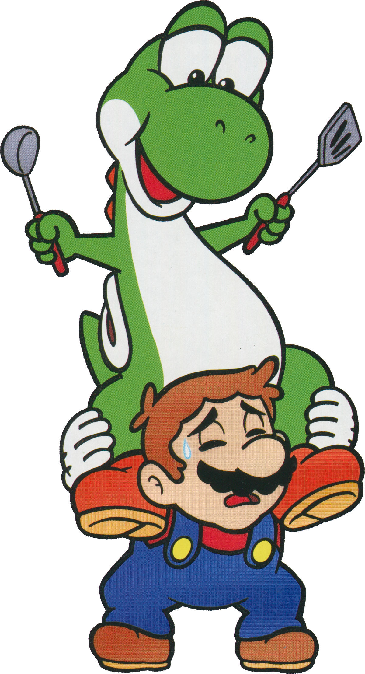 File:SMWGPB4 Yoshi Riding Mario.png - Super Mario Wiki, the Mario ...
