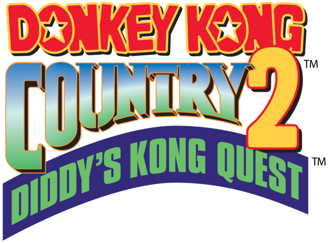 File:DKC2 logo.png - Super Mario Wiki, the Mario encyclopedia