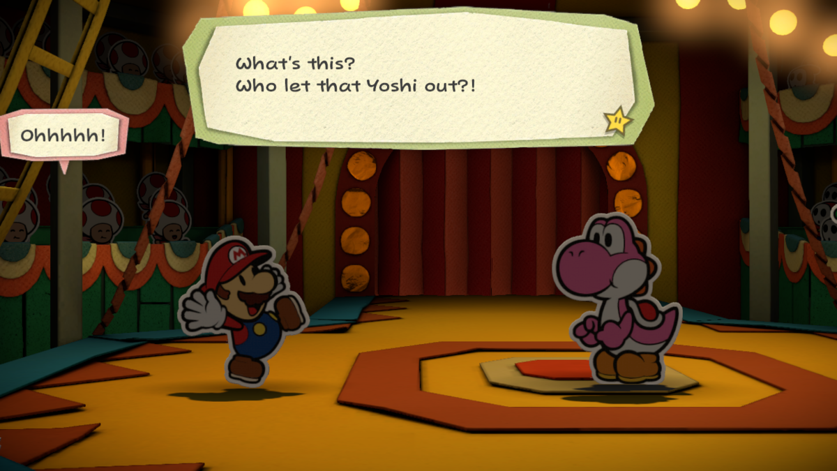 File:PMCS The Emerald Circus Yoshi stage.png - Super Mario Wiki, the ...