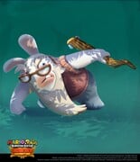 Rabbid Cranky - Super Mario Wiki, the Mario encyclopedia