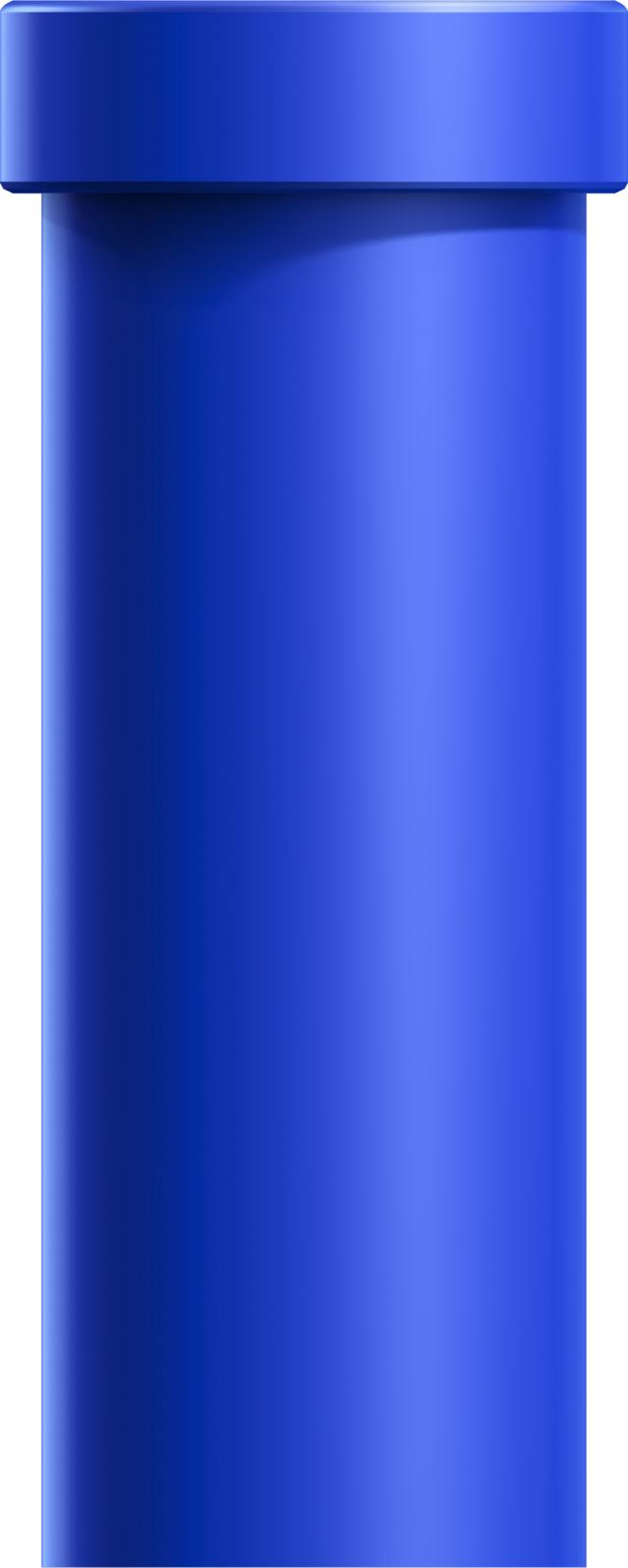File:NSMBU Blue Warp Pipe Artwork.png - Super Mario Wiki, the Mario ...