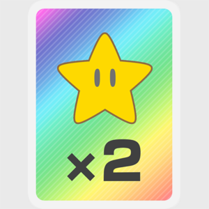 Double Star Card - Super Mario Wiki, the Mario encyclopedia