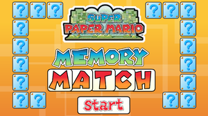 Super Paper Mario Memory Match - Super Mario Wiki, the Mario encyclopedia